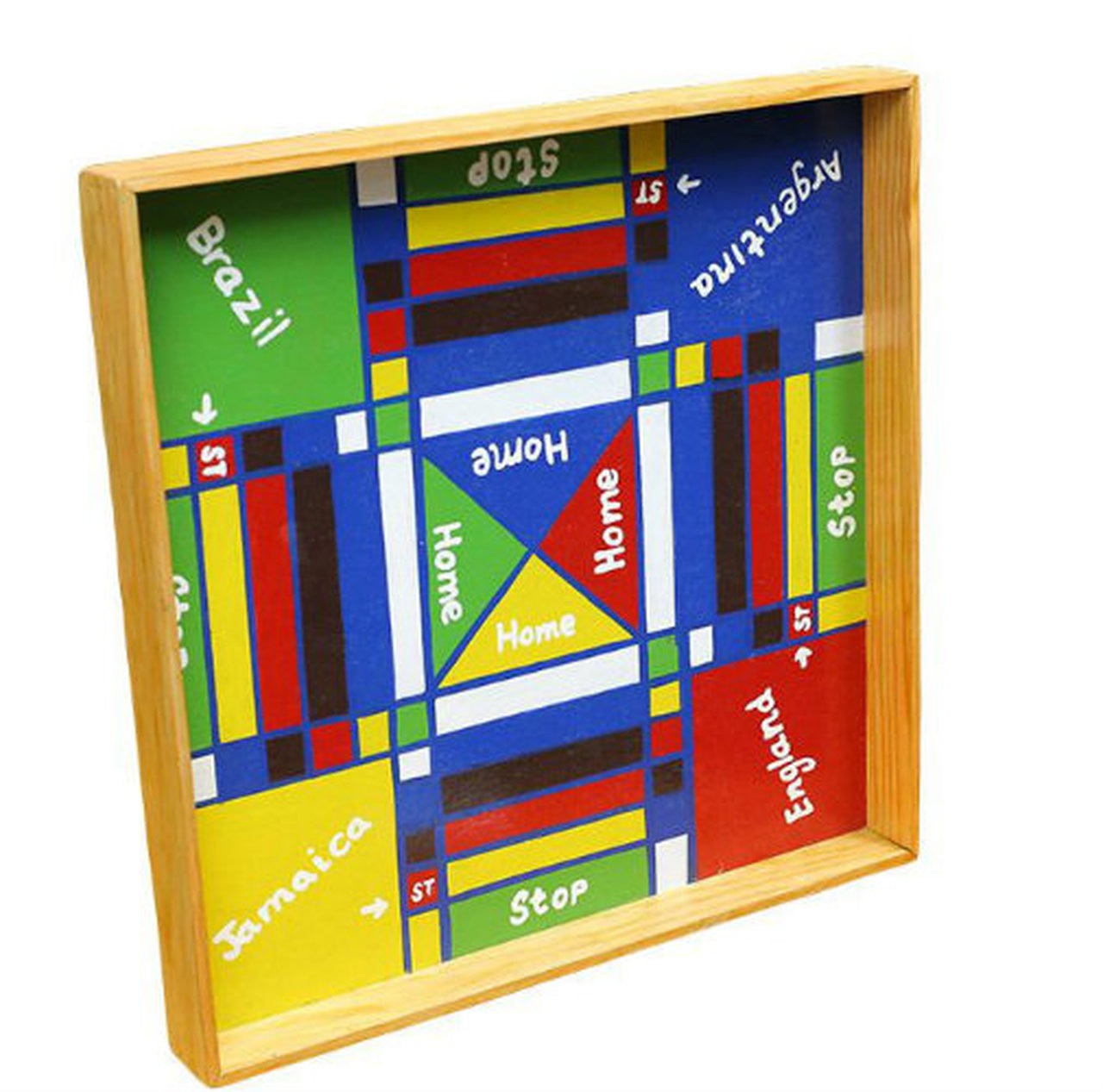 Jamaican Ludo Board + Checkers (Sml) - JamFields Trading